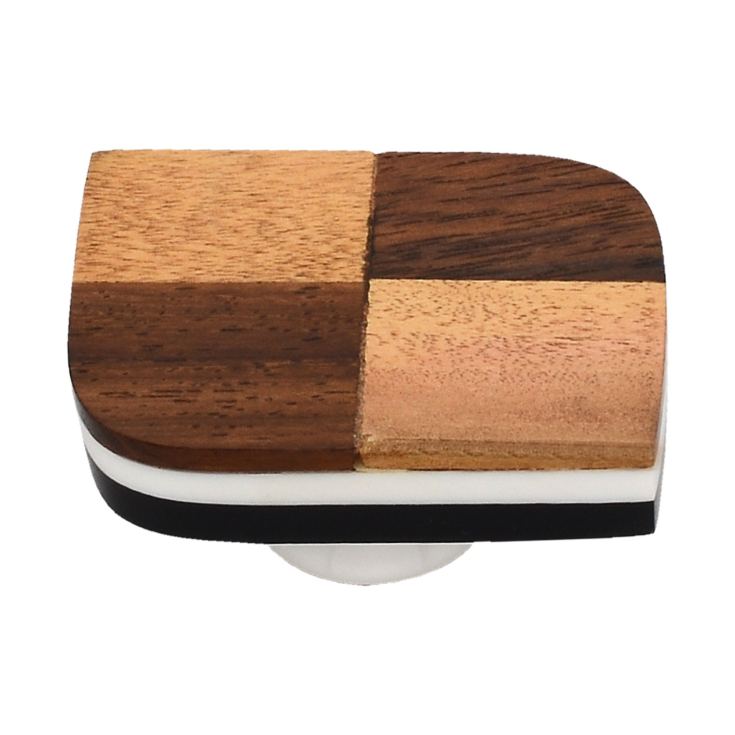 MascotHardware Wave 1-7/9 in. Checkered Cabinet Knob | Wayfair
