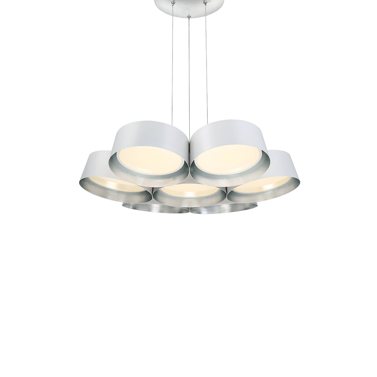 Modern Forms Marimba 7 - Light Dimmable LED Geometric Chandelier ...