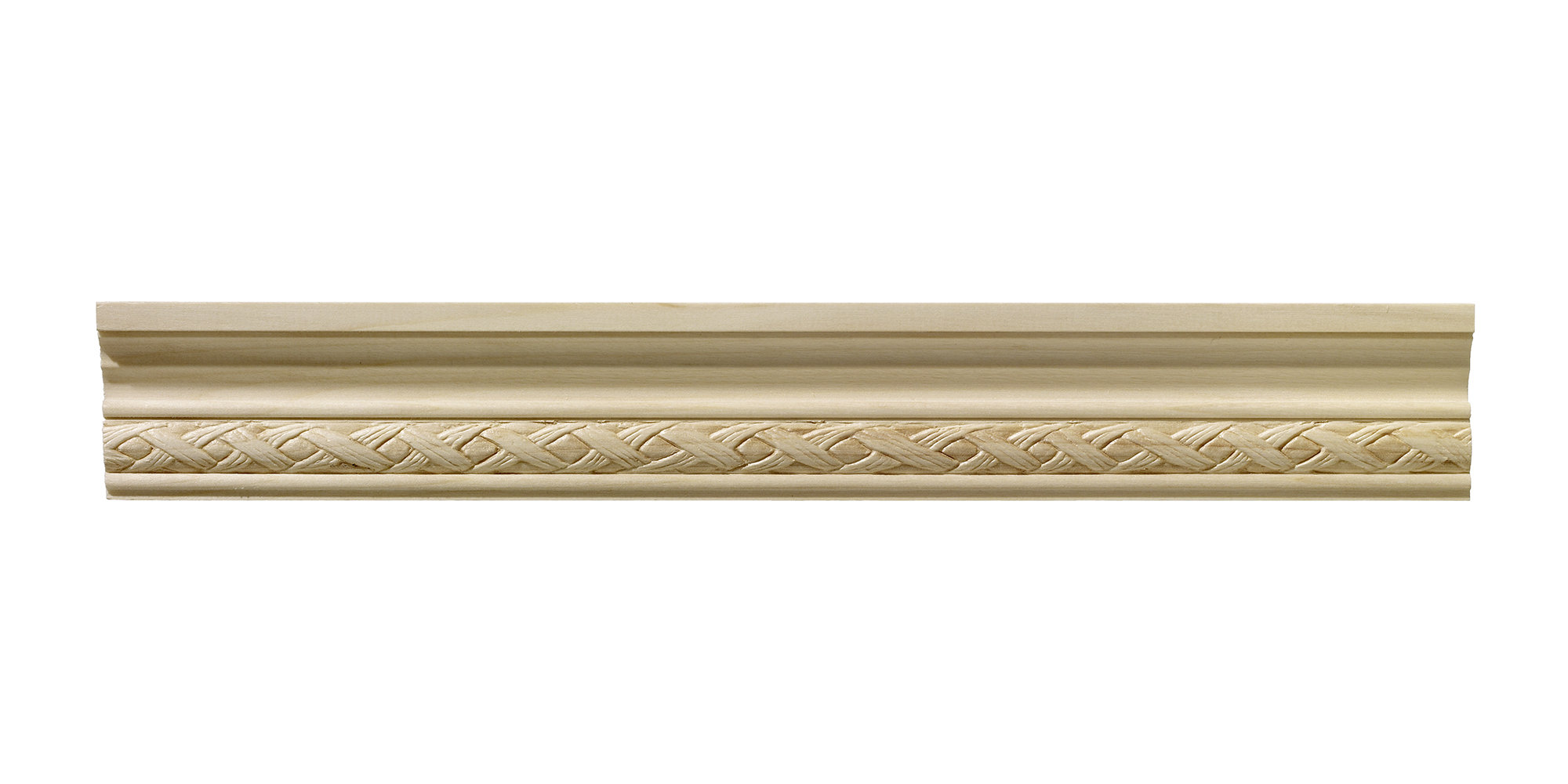 Ornamental Mouldings Hardwood Loose Weave Small Moulding 1.75" H x 96 ...