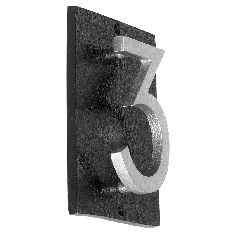 Montague Metal Products Floating Mount House Number | Wayfair