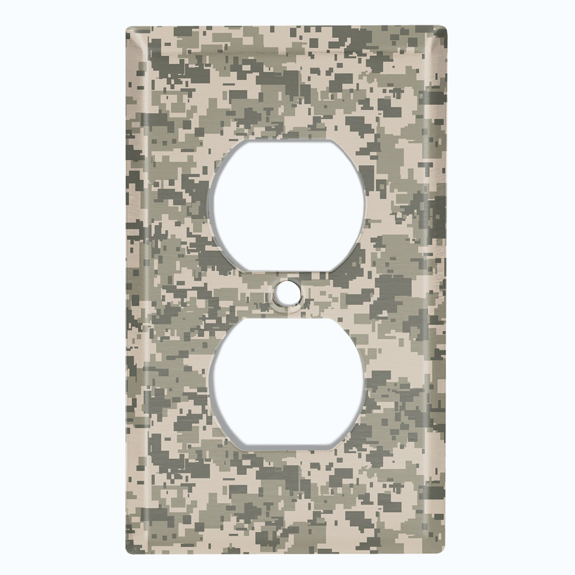 WorldAcc Acu Camouflage 1-Gang Duplex Outlet Wall Plate | Wayfair