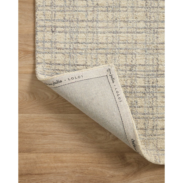 Chris Loves Julia x Loloi Polly Checkered Antique/Mist Area Rug ...