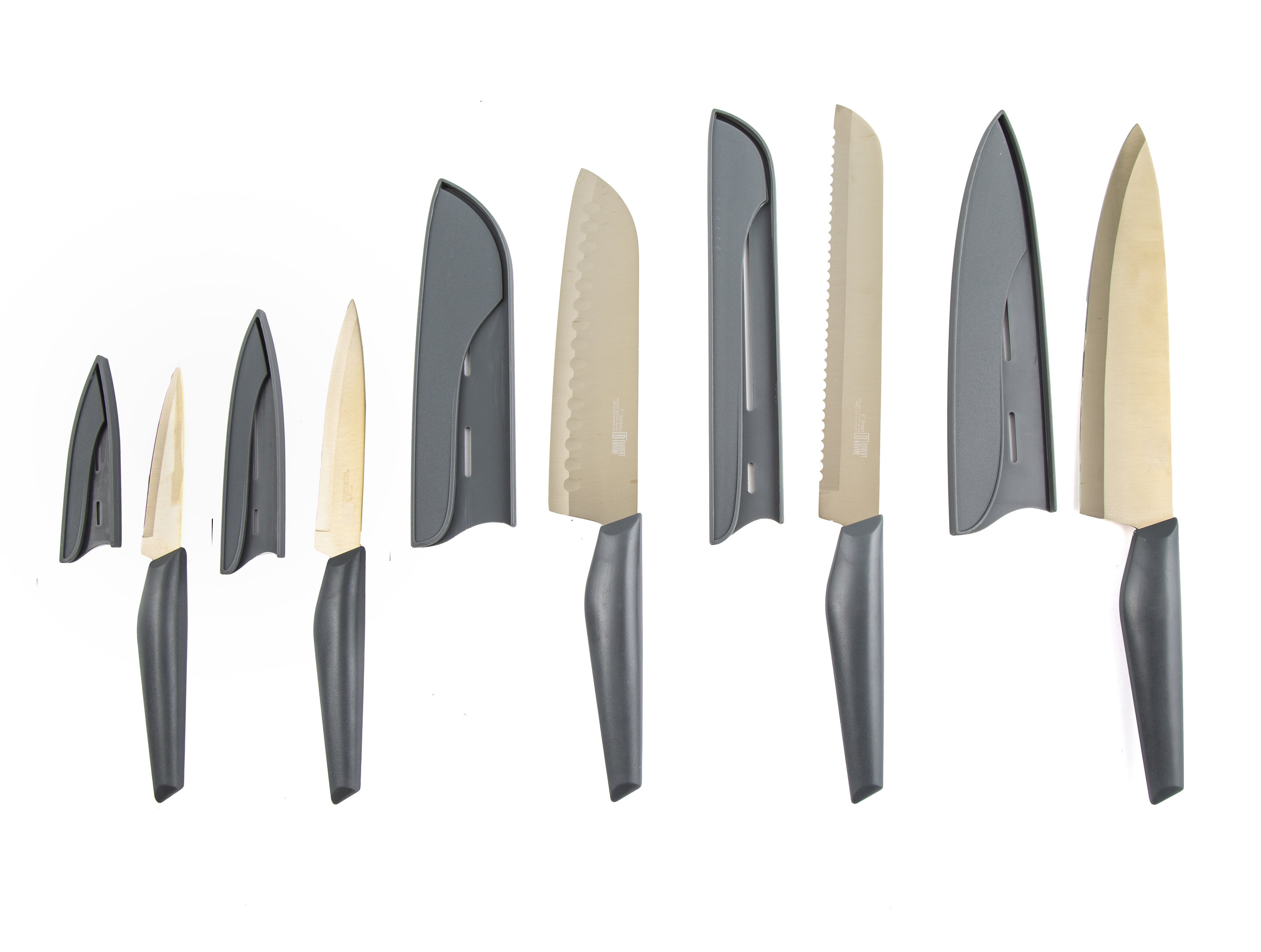 Cambridge Silversmiths Chef Robert Irvine 10 Piece Assorted Knife Set ...