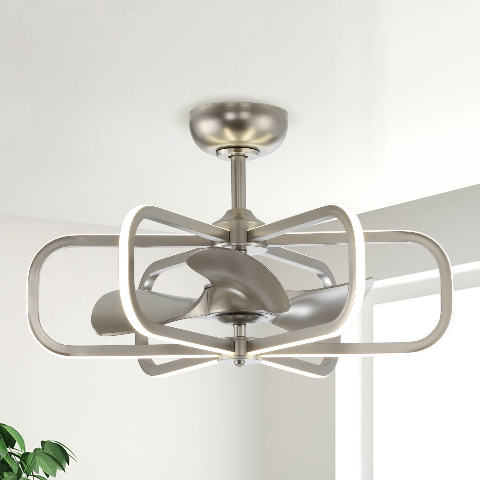 Steelside™ Michaela 30'' Ceiling Fan with LED Lights & Reviews | Wayfair