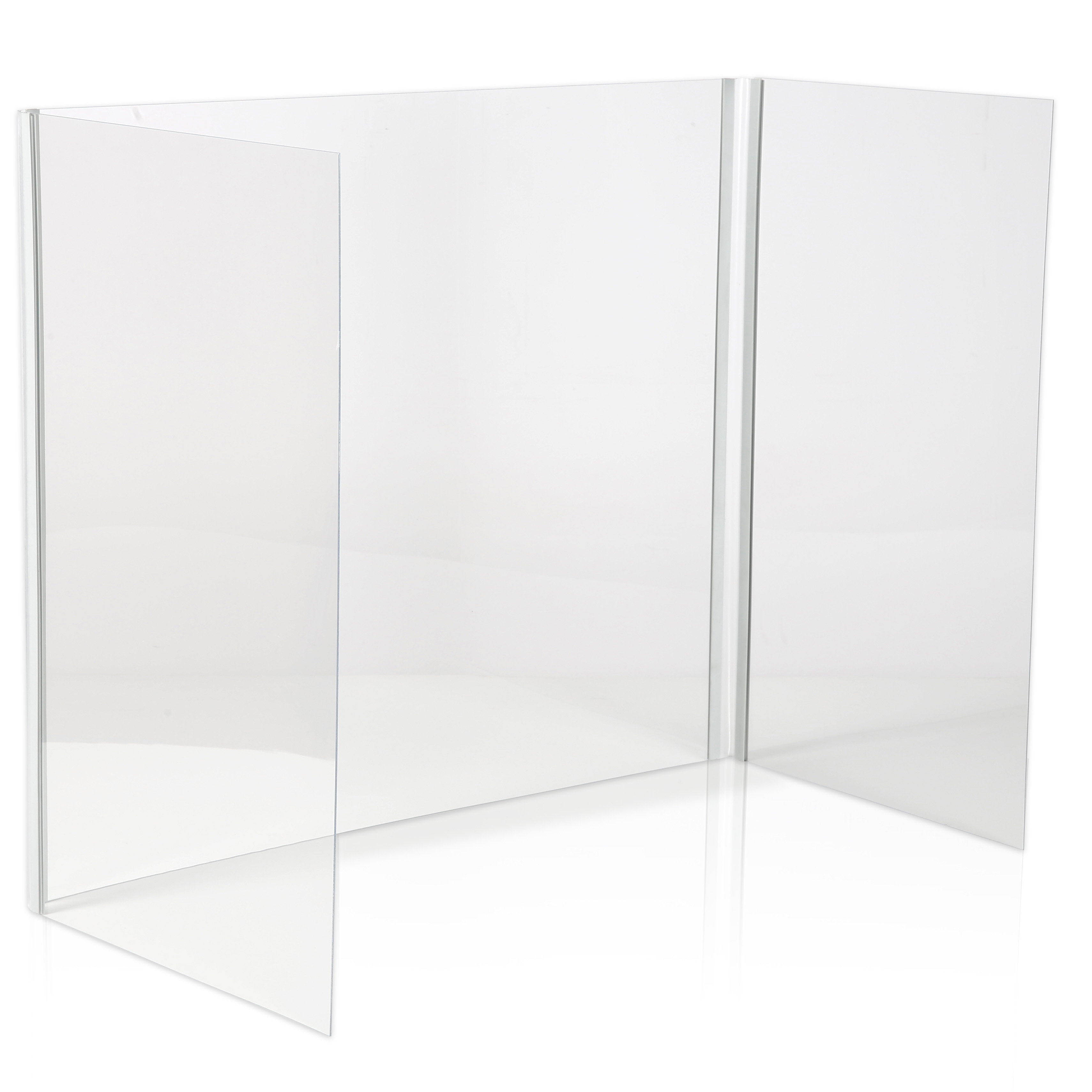 MT Displays Plastic 1 Panel Sneeze Guard | Wayfair