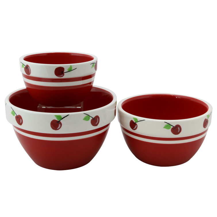 Coastline Imports Ceramic Nested Mixing Bowl Set & Reviews | Wayfair