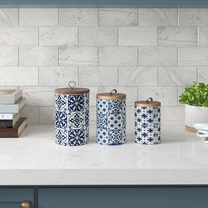 Lark Manor 3 Piece Kitchen Canister Set & Reviews | Wayfair