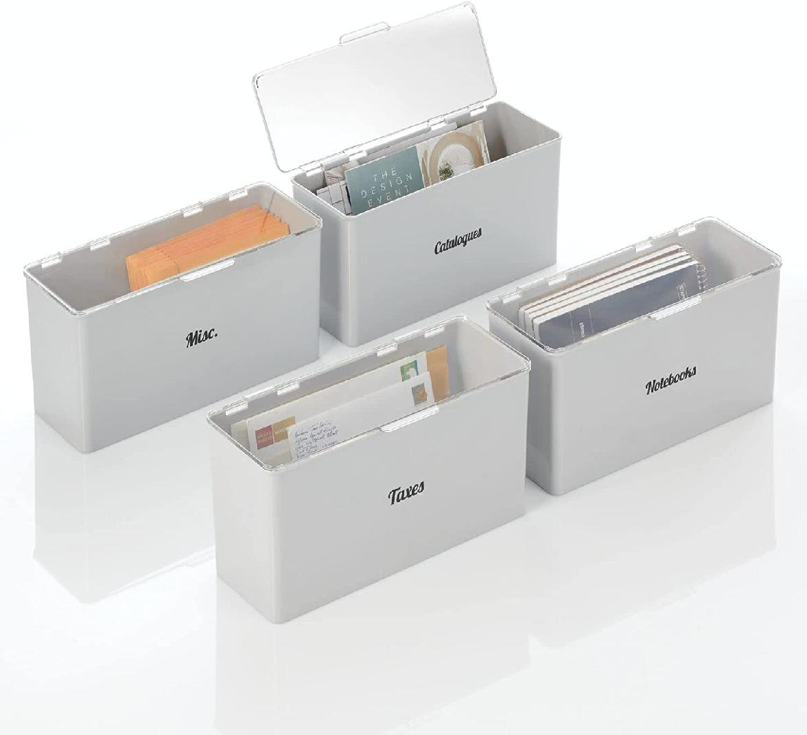 Latitude Run® Stackable Plastic Box Set | Wayfair