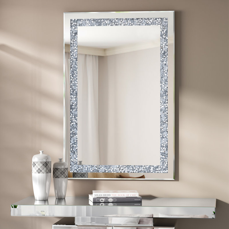 Mercer41 Davaunte Rectangle Glass Wall Mirror | Wayfair