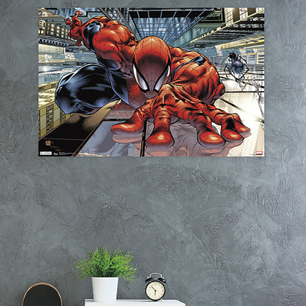 Trends International Spider-Man - Wall Crawler Paper Print - Wayfair Canada