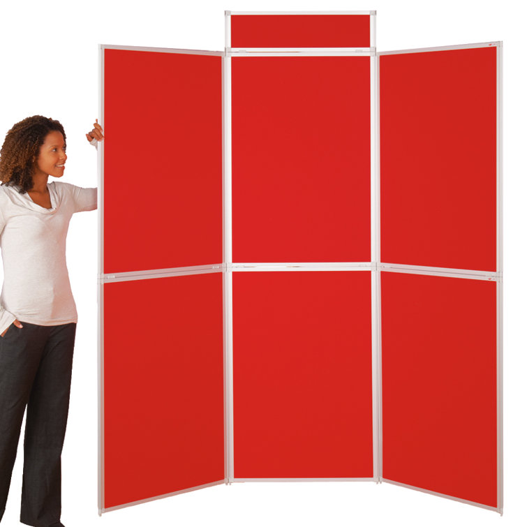 Symple Stuff Free-Standing Bulletin Board, 200cm H x 210cm W | Wayfair ...