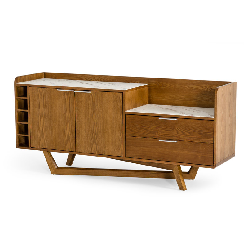 Corrigan Studio® Donalsonville 71" Wide 2 Drawer Sideboard | Wayfair