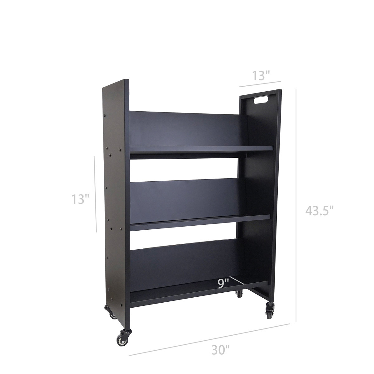 Fixturedisplays® Metal Book Cart Rooling Book Truck Library Book Cart ...