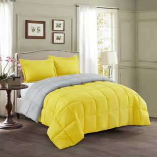 Wayfair | Queen Yellow & Gold Comforters & Sets You'll Love in 2022