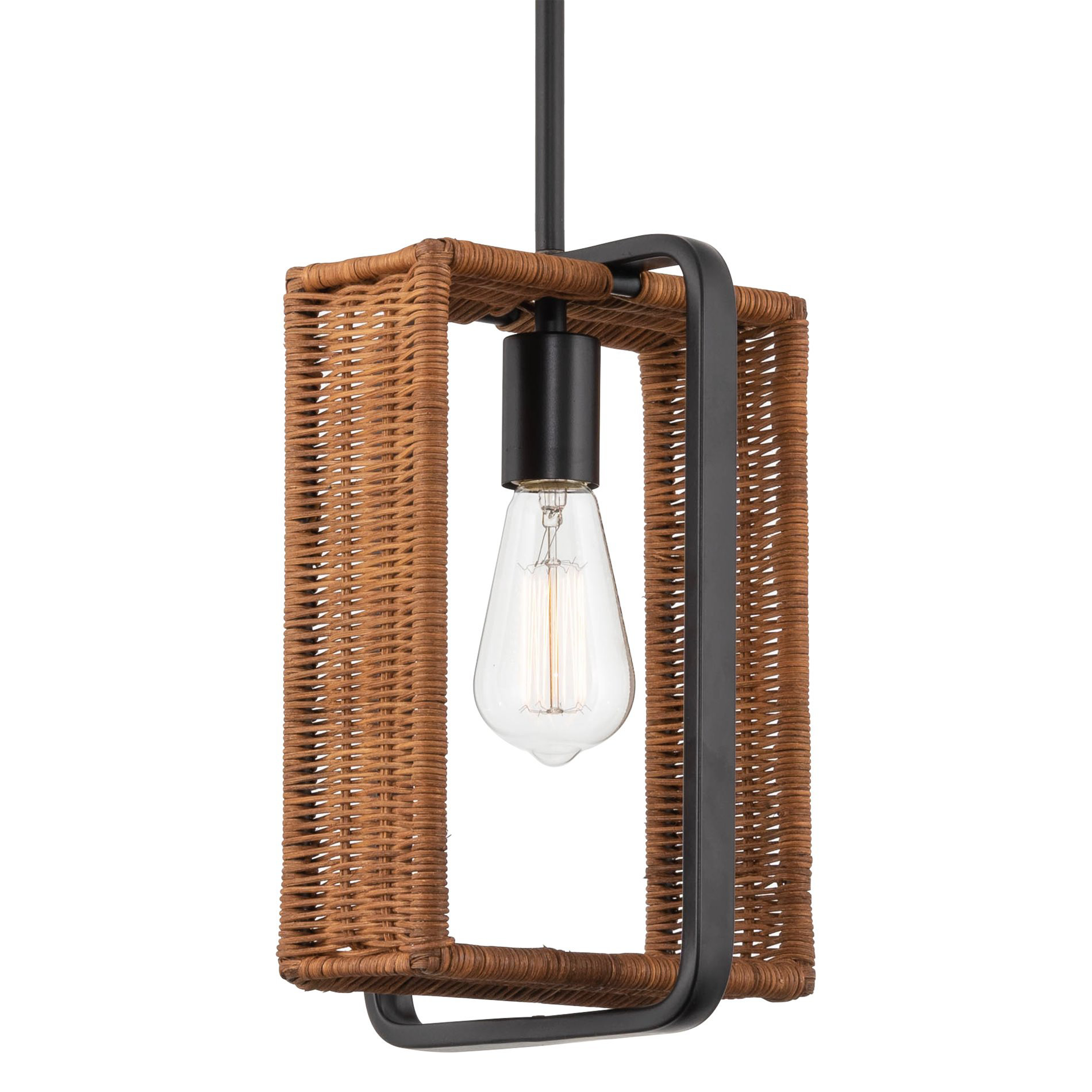 Bay Isle Home Kemble 1 - Light Unique Rectangle Pendant | Wayfair