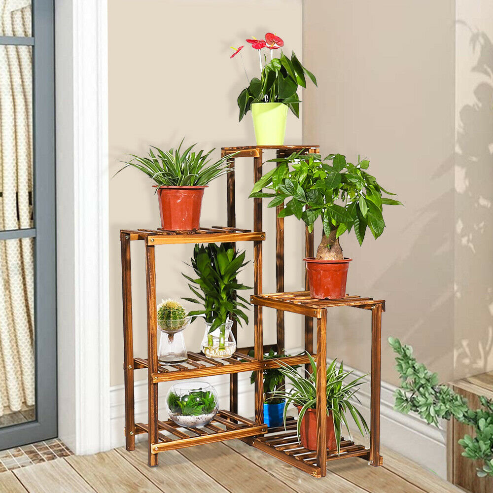 Arlmont & Co. Isai Triangular Corner Plant Stand & Reviews | Wayfair