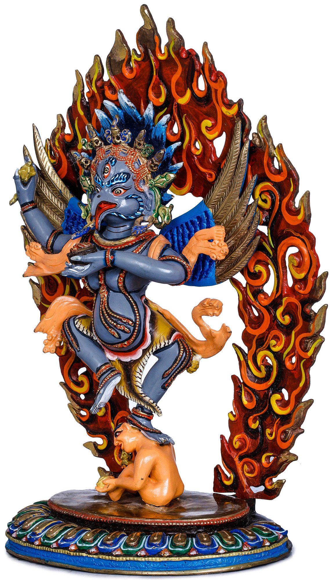 Exotic India Tibetan Buddhist Dancing Garuda | Wayfair