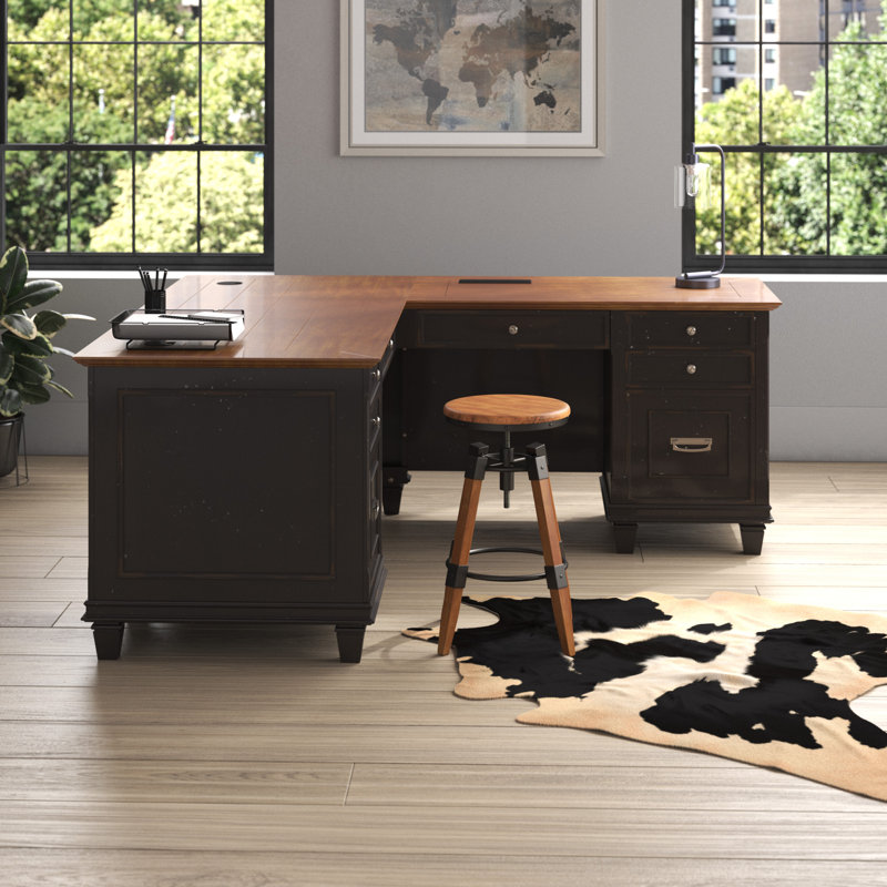 17 Stories Django 77.5'' Desk & Reviews | Wayfair