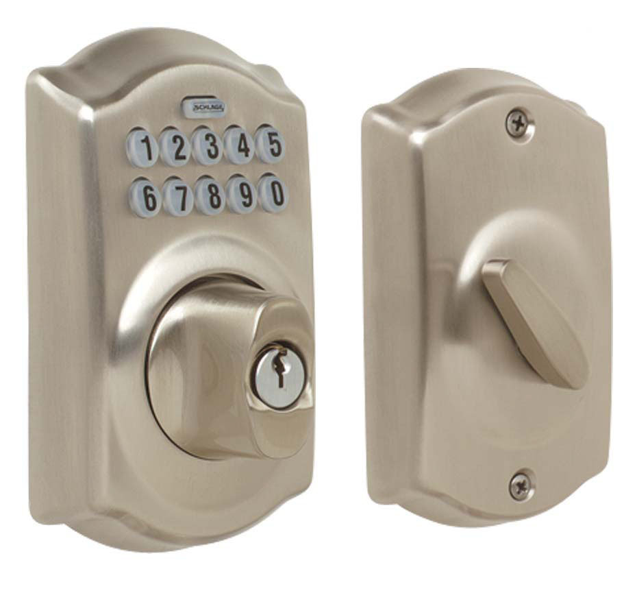Schlage Camelot Single Cylinder Keyless Electronic Deadbolt | Wayfair