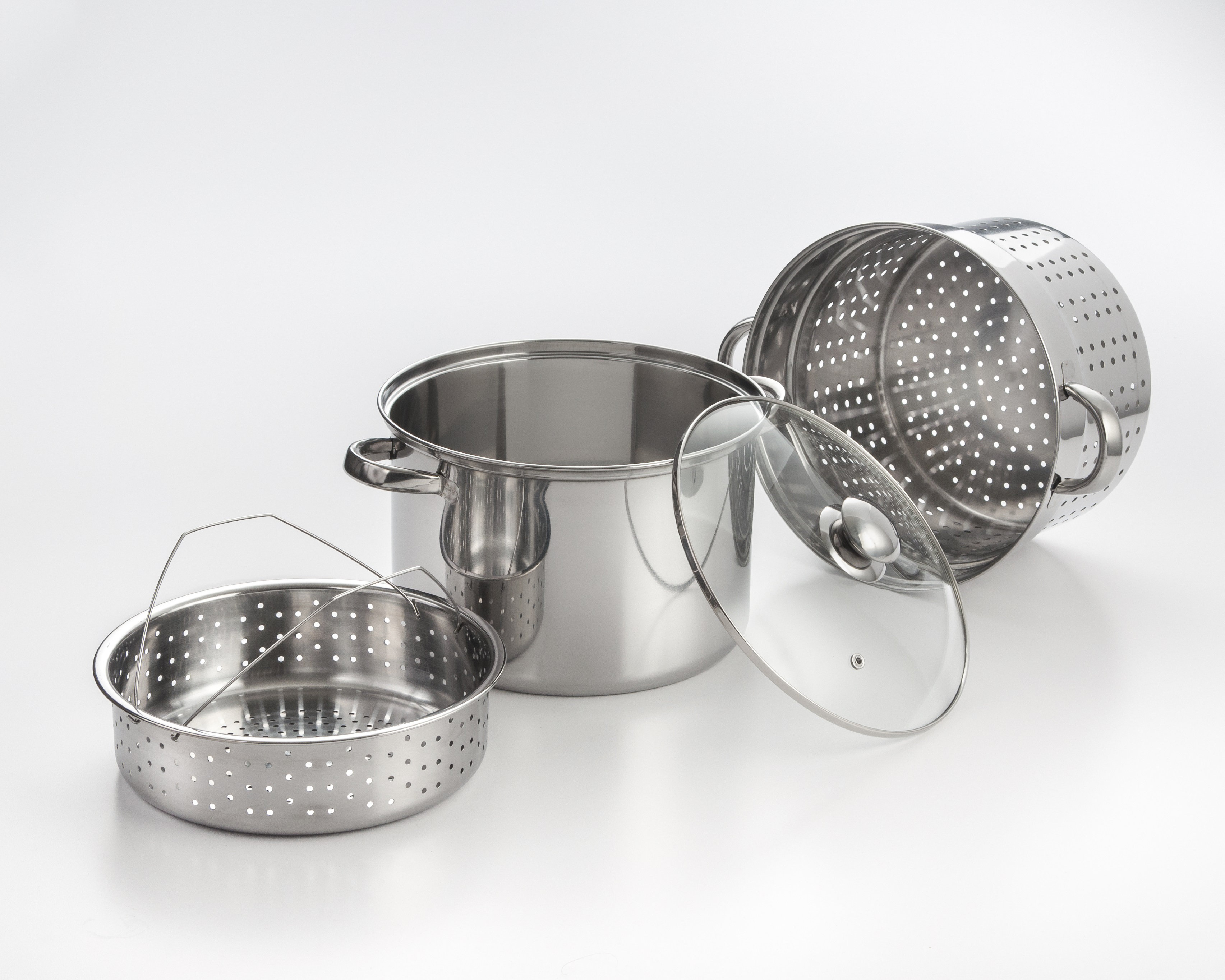 Cook Pro 4 Piece 8 Qt. Stainless Steel Multi-Cooker Set & Reviews | Wayfair