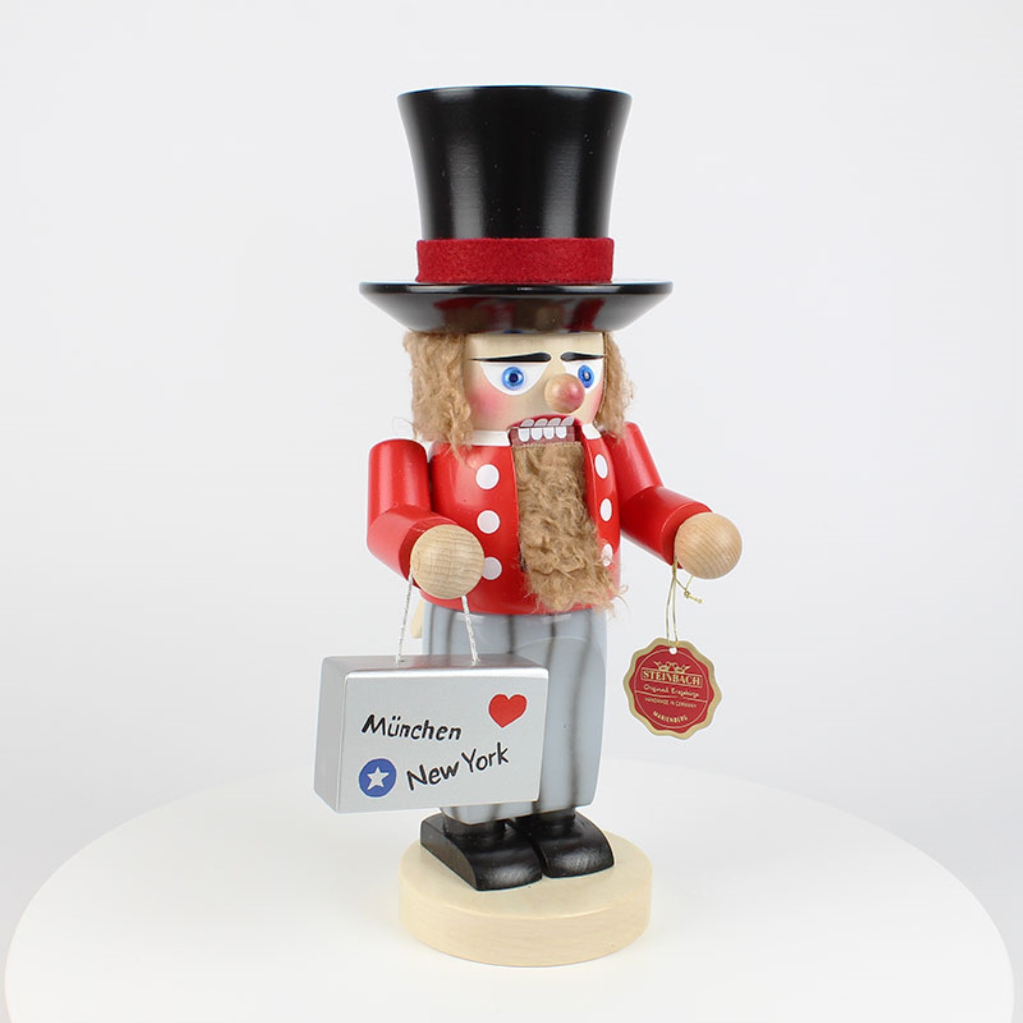 The Holiday Aisle® Kurt Adler Wooden Chubby Nutcracker | Wayfair