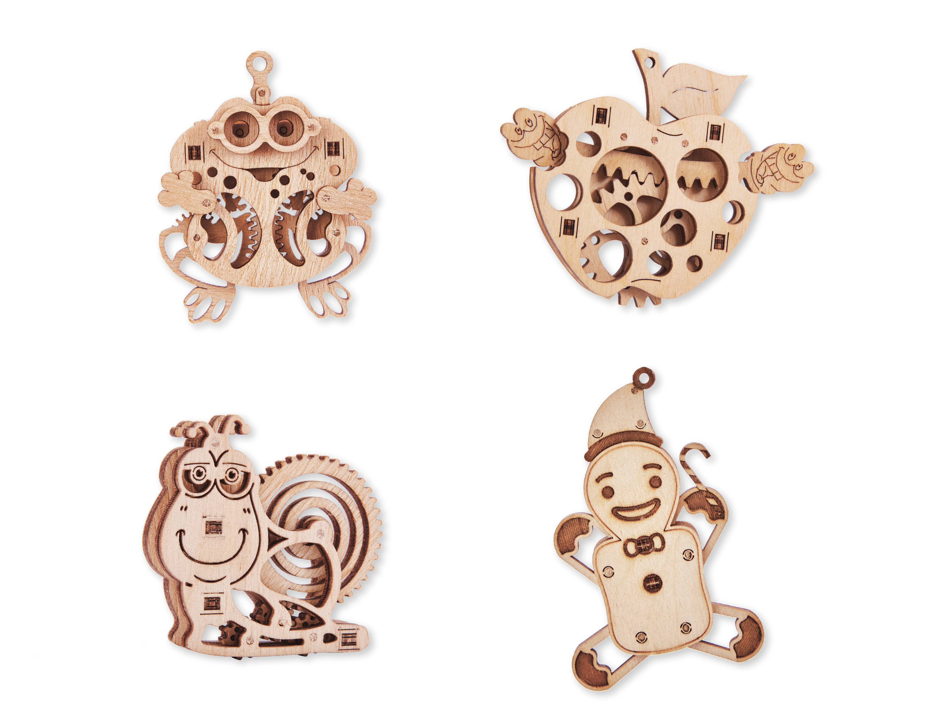 Wood Trick Set of Mini 3D Puzzles N03 | Wayfair