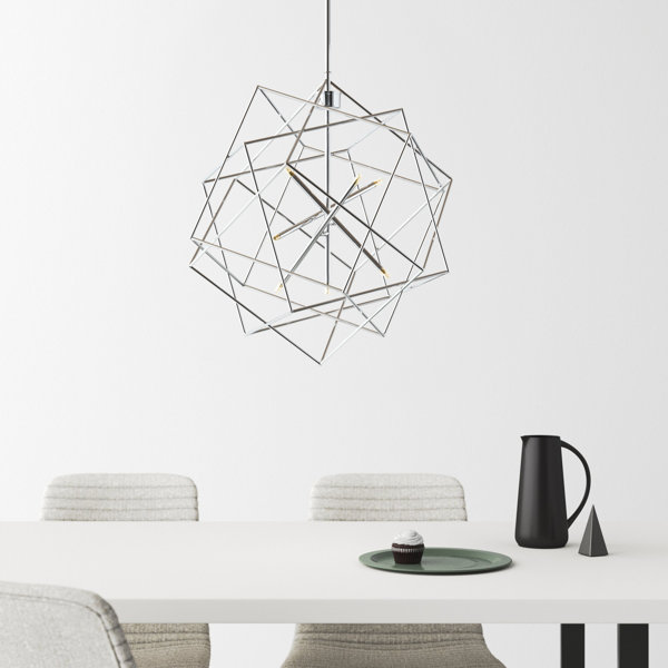 AllModern 7 - Light Unique Geometric Chandelier & Reviews | Wayfair