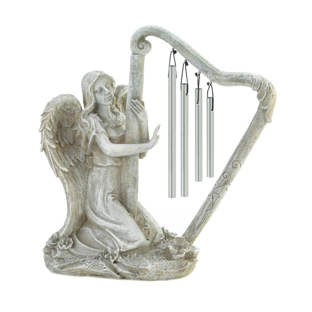 Astoria Grand Bitner Angel Harp Wind Chime & Reviews | Wayfair