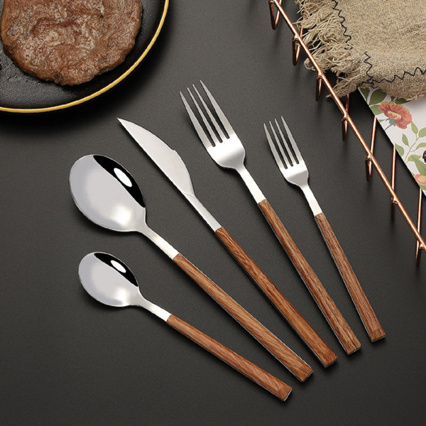 Ebern Designs Chenia Stainless Steel Flatware Set | Wayfair