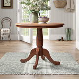 Round Pedestal Foyer Table | Wayfair