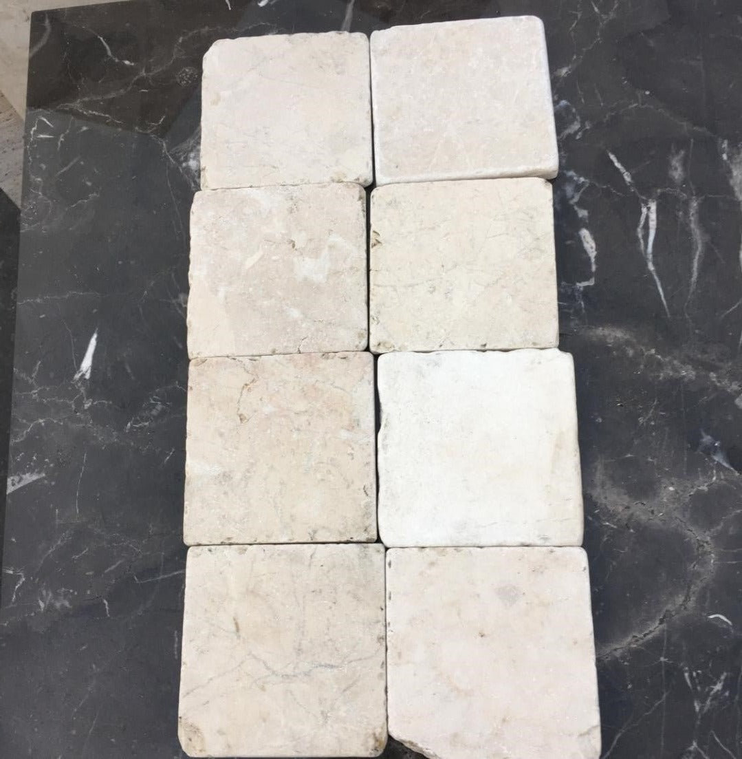 Stone & Tile Shoppe, Inc. 4" x 4" Marble Marble Look Wall & Floor Tile ...