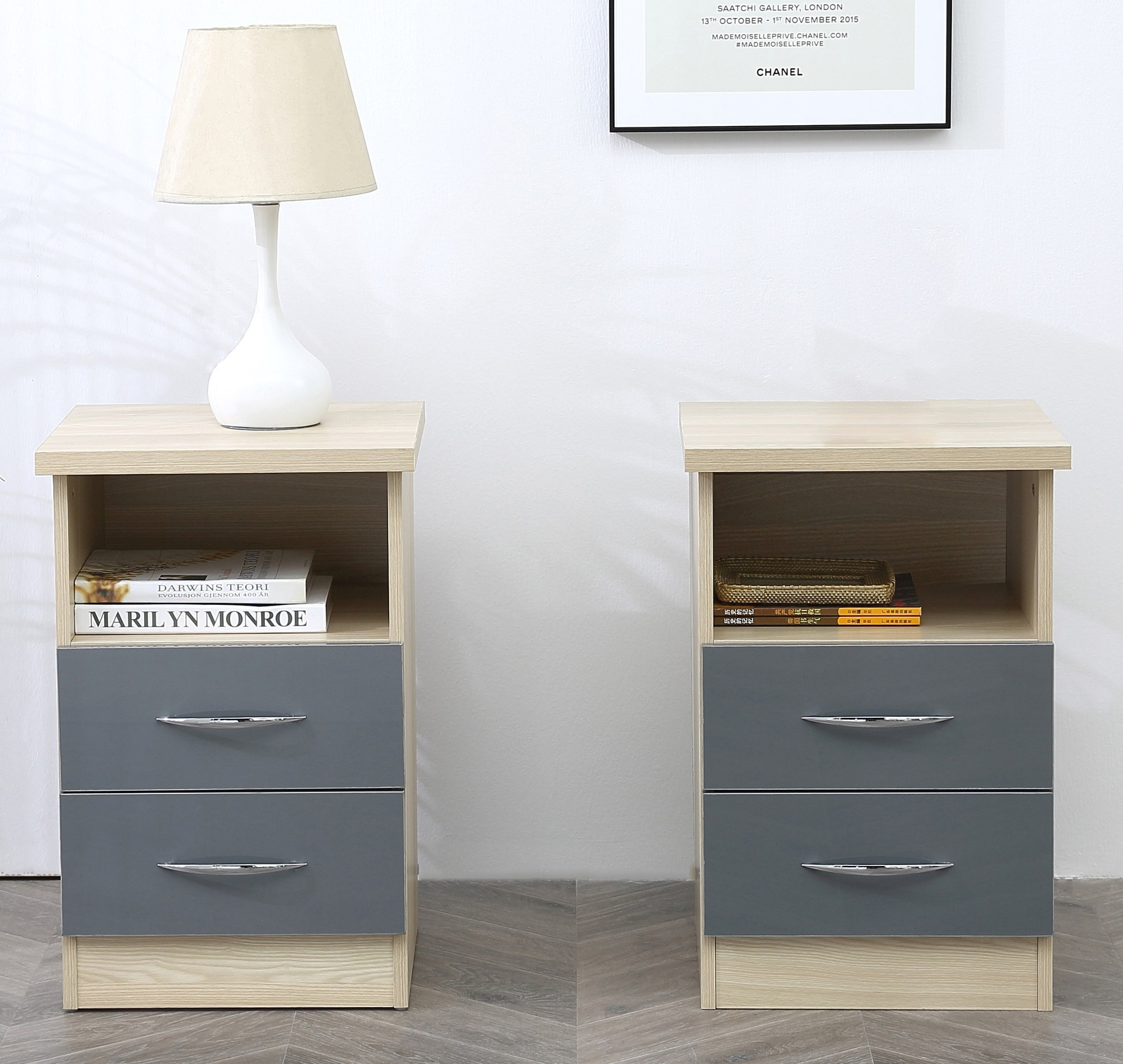 Wade Logan Cendejas Manufactured Wood Bedside Table | Wayfair.co.uk