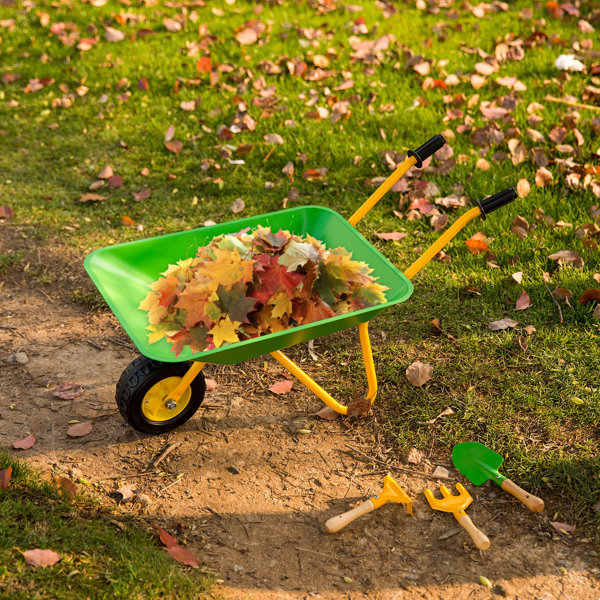 Kinbor Kids Toy Wheelbarrow And Garden Carts - Wayfair Canada