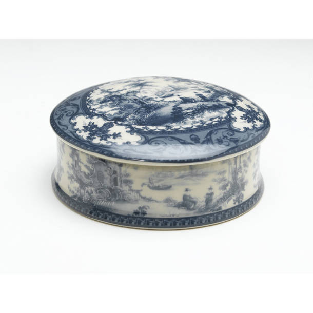 AA Importing Round Porcelain Decorative Box & Reviews | Wayfair