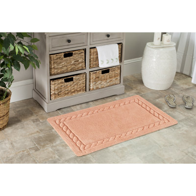Light Peach Bathroom Rugs | Wayfair