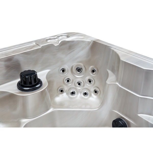 Luxury Spas 4 - Person 39 - Jet Acrylic Rectangular Hot Tub with ...