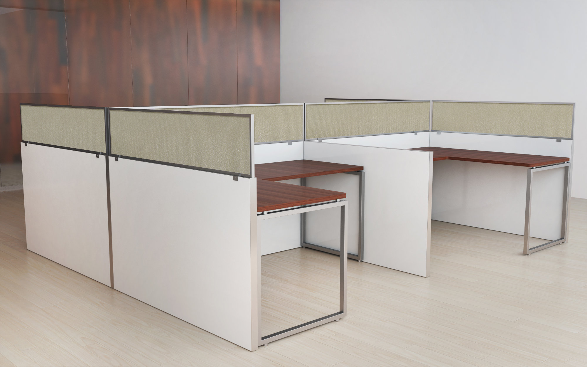 OBEX Acoustical Cubicle Mounted Privacy Panel with Small Bracket | Wayfair