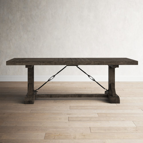 Farmhouse & Rustic Trestle Dining Tables | Birch Lane