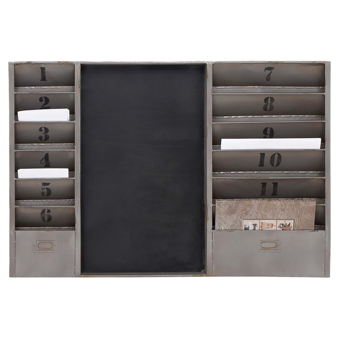 Wrought Studio Industrial Mail Sorter Chalkboard & Reviews | Wayfair.co.uk