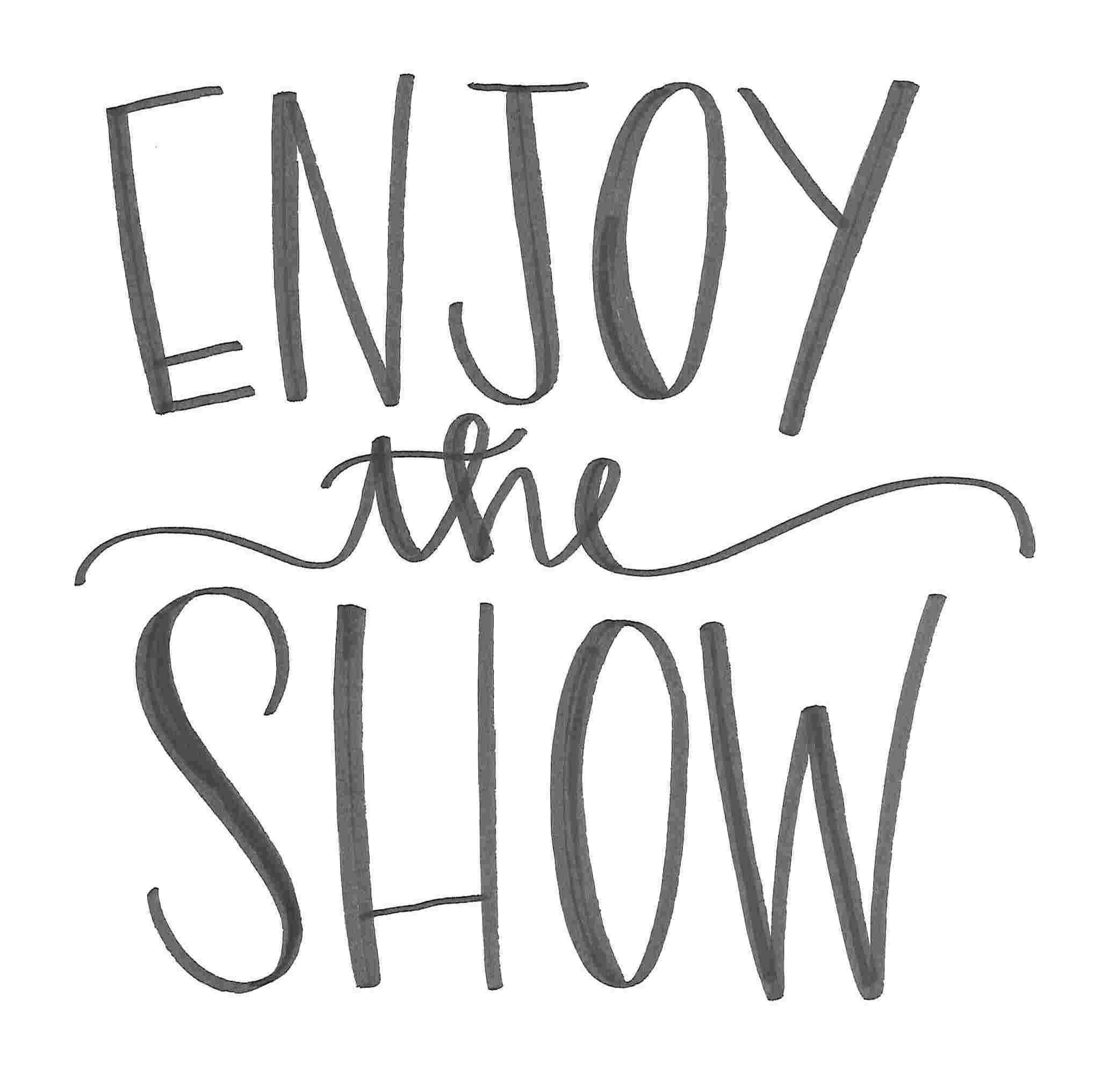 Trinx Enjoy The Show 2 - Wrapped Canvas Print | Wayfair