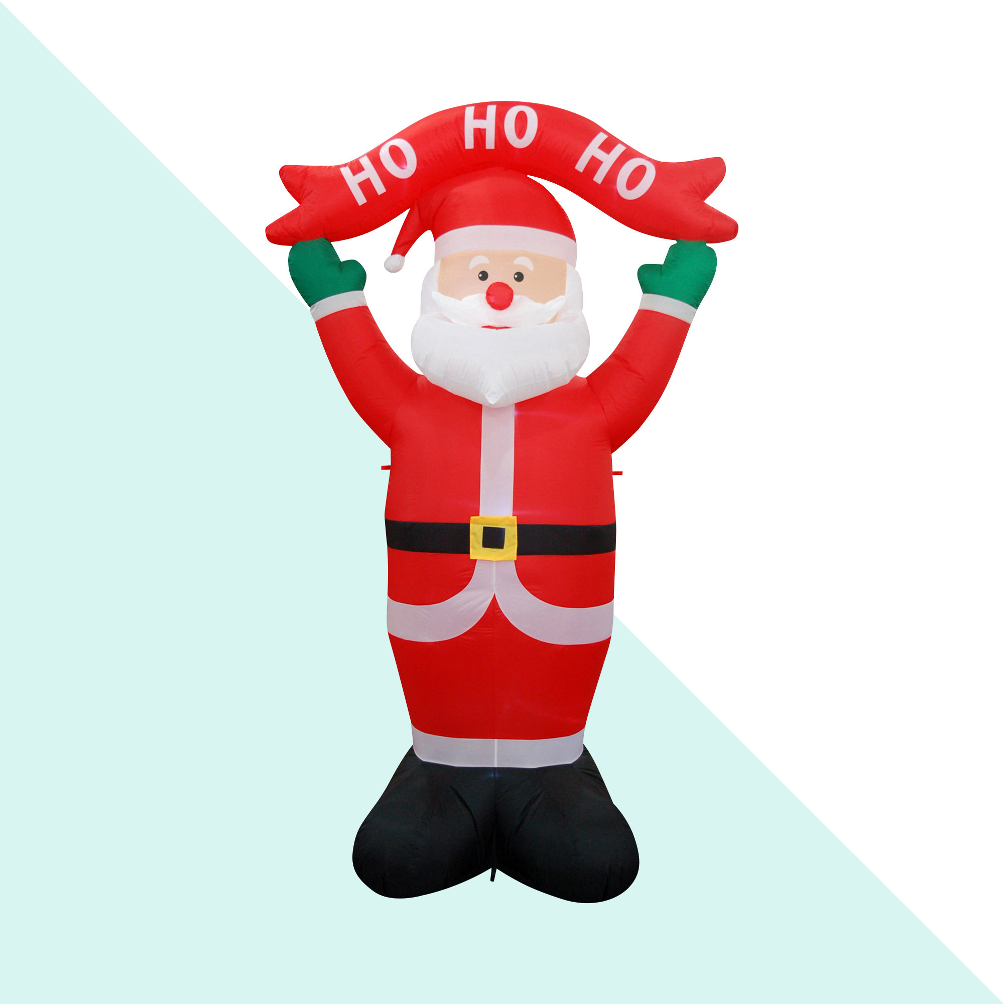 Hashtag Home Santa LED Light Inflatable & Reviews | Wayfair