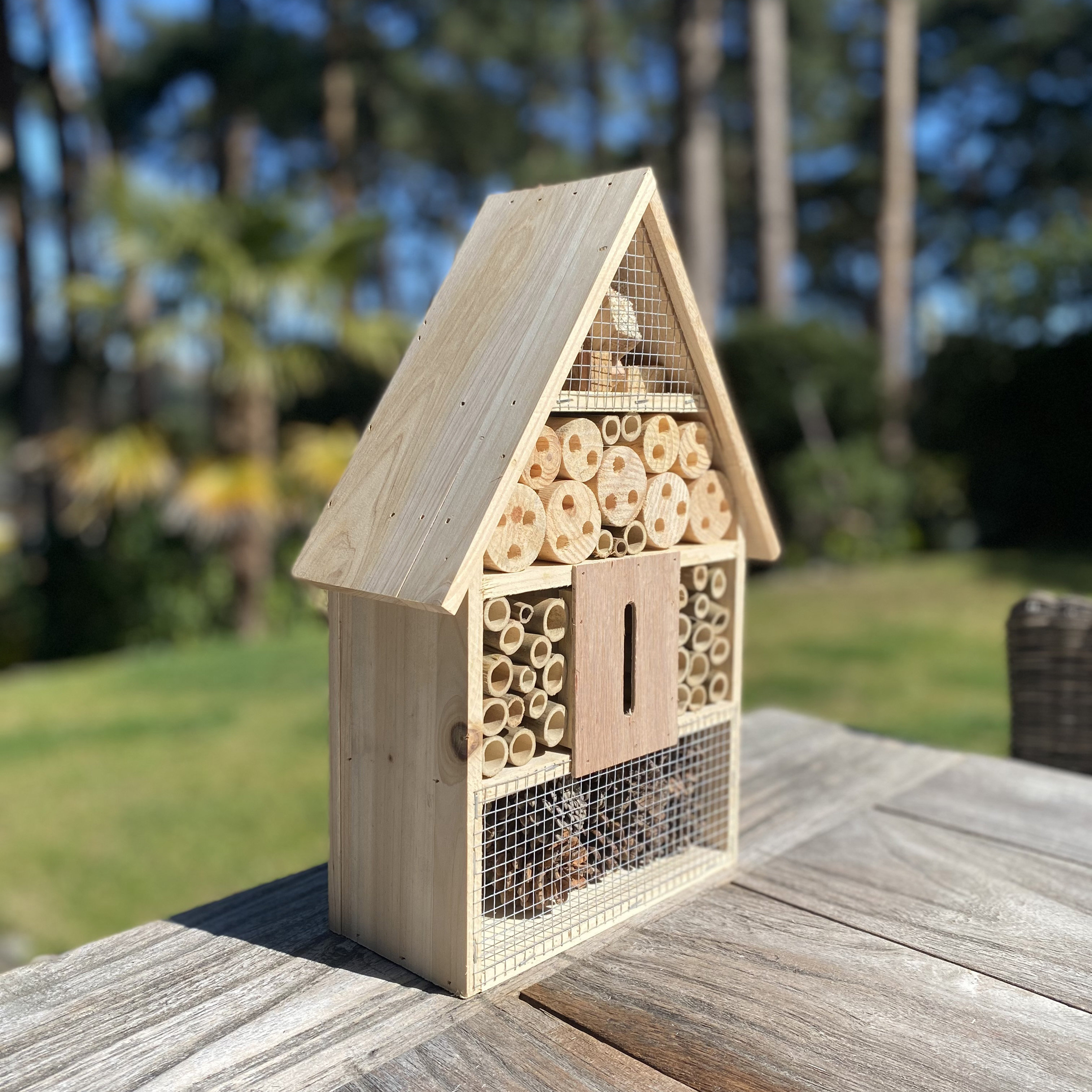 August Grove Izaguirre Freestanding Bumblebee House | Wayfair.co.uk