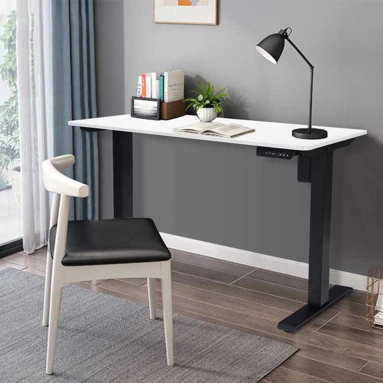 Inbox Zero Height Adjustable Computer Table | Wayfair