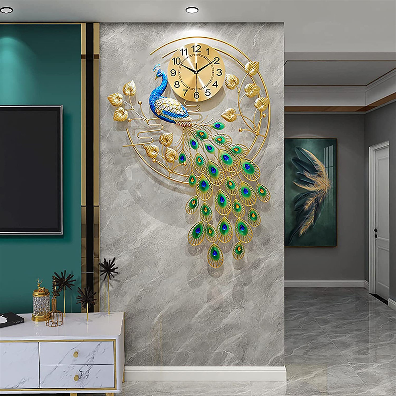Ron Trading Metal Wall Clock | Wayfair