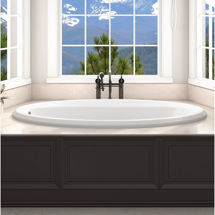 JACUZZI® Signature® 60" x 42" Alcove/Tile In Whirlpool Bathtub | Wayfair