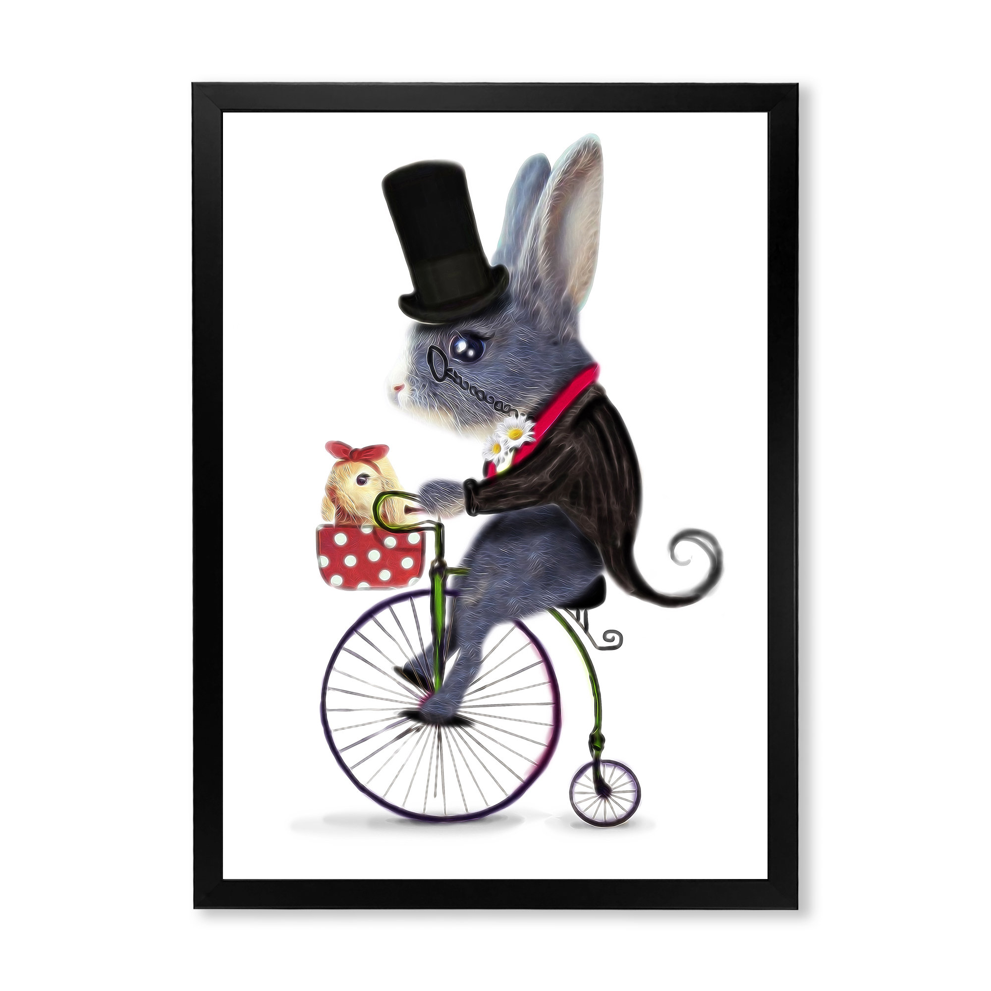 Trinx Cartoon Rabbit Riding Bicycle Cartoon Rabbit Riding Bicycle ...