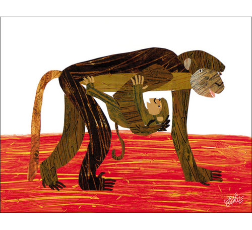 Oopsy Daisy Monkey Mother by Eric Carle Canvas Art - Wayfair Canada