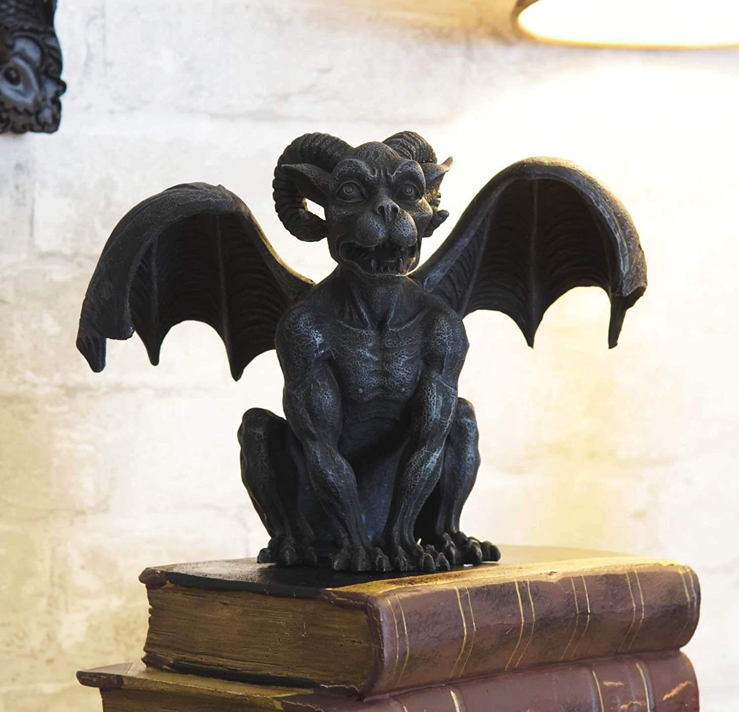 Trinx Galion Crouching Ram Horned Gargoyle | Wayfair