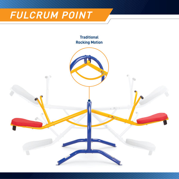 Gym Dandy 2 Seat Plastic Teeter Totter & Reviews | Wayfair