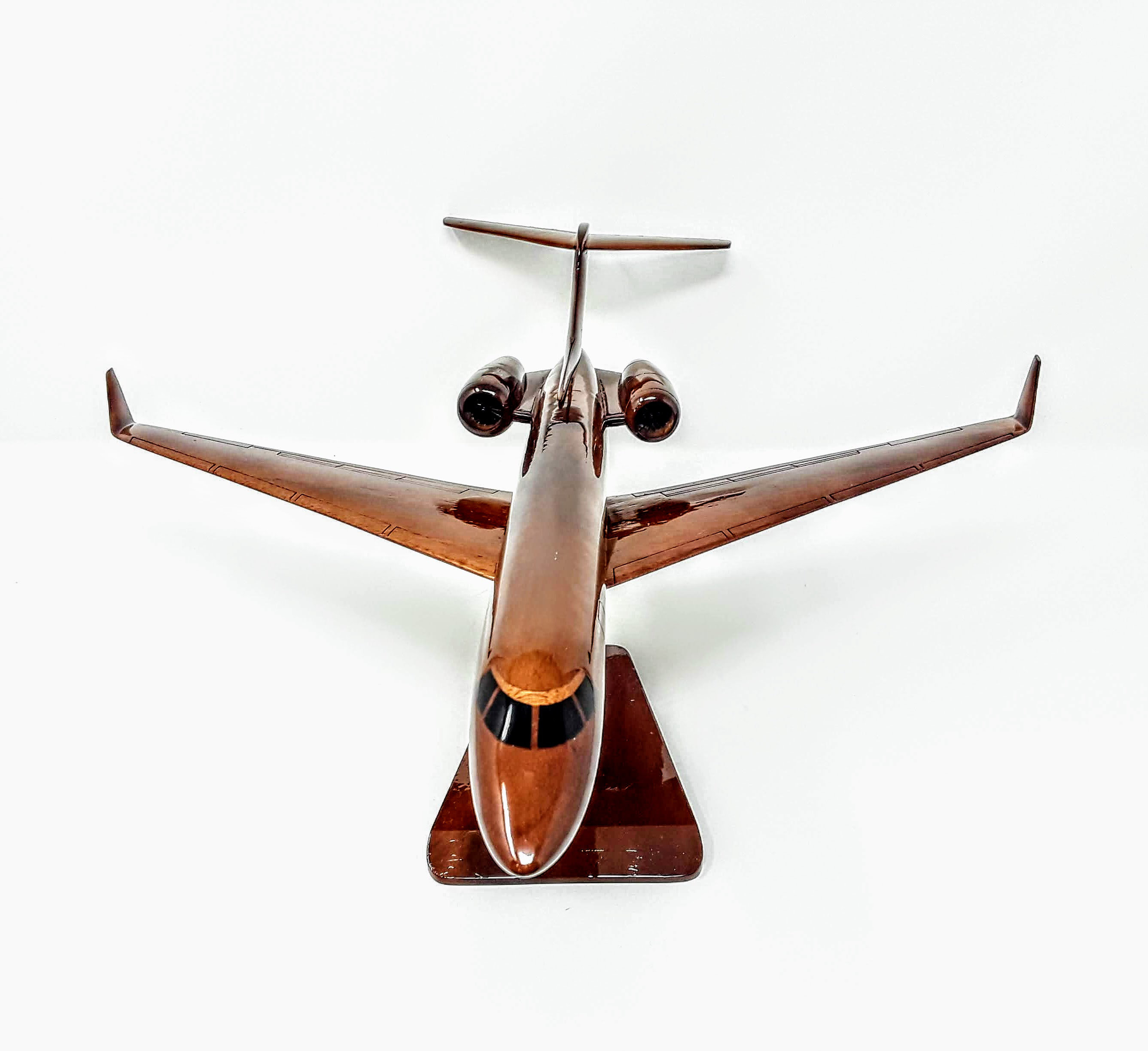 Winston Porter Caedmon Wooden Gulfstream Model | Wayfair